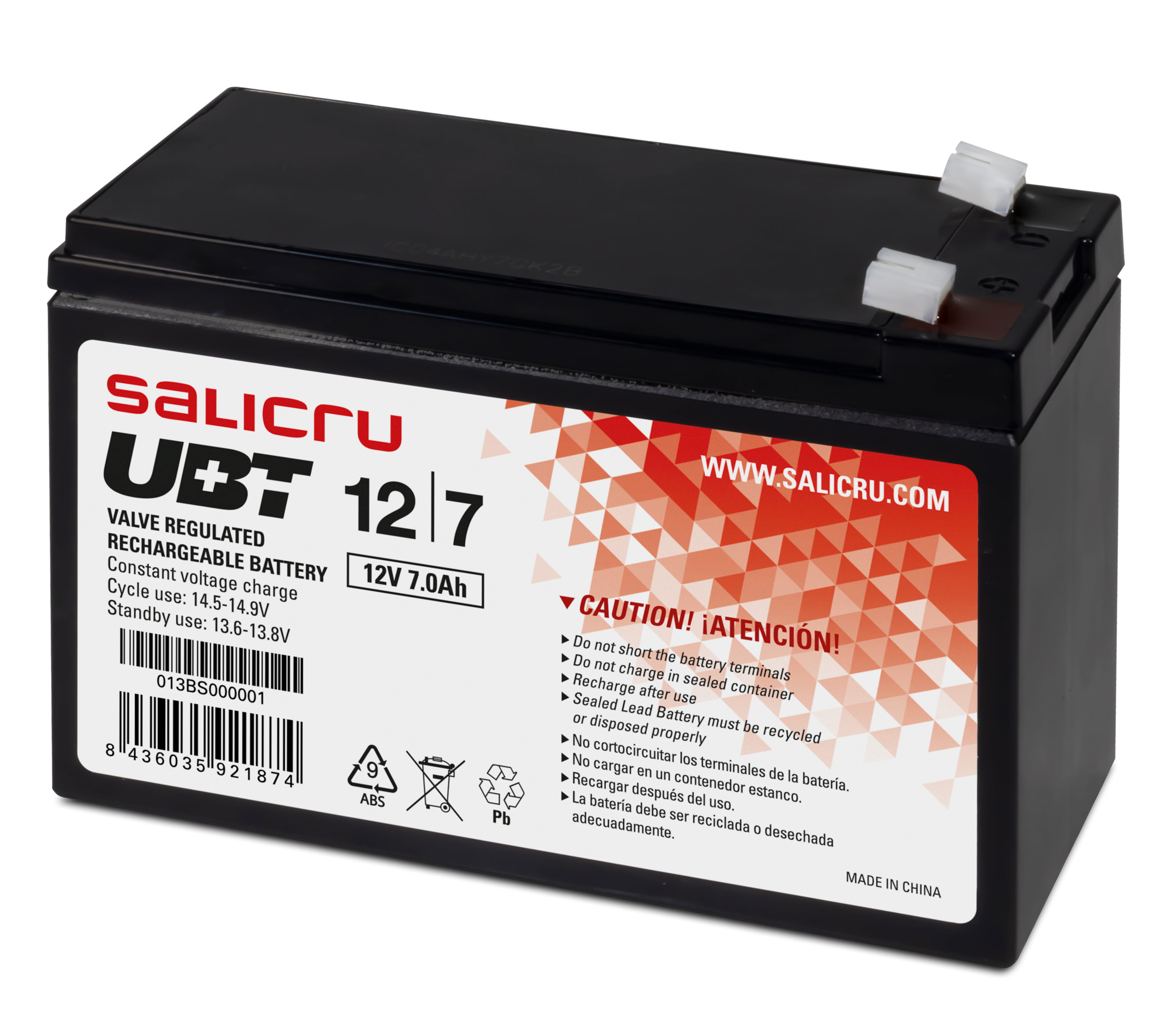Salicru 013BS000001 | UPS Replacement Batteries | UPS Accessories ...